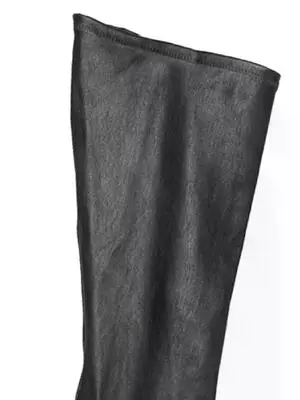 Rick Owens Thigh-high Leather Boots - Black