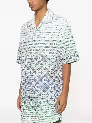 Casablanca Monogram-gradient Towelling Shirt