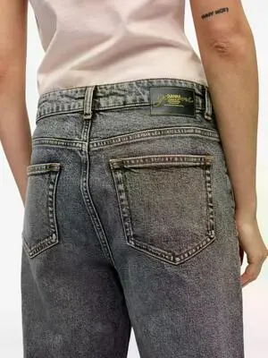 GANNI Wide-leg Jeans With Whiskering