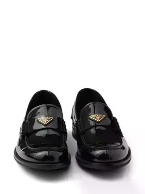Prada Brushed Leather Loafers