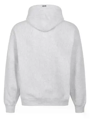 Supreme Box Logo Cotton Hoodie - Grey