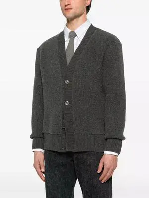 Thom Browne V-neck Wool Cardigan