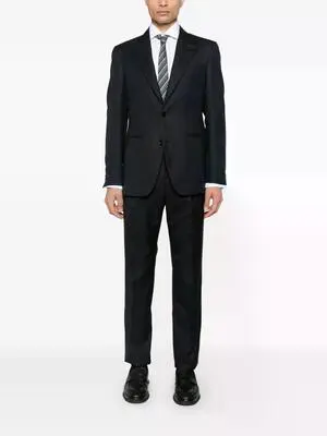LARDINI Virgin Wool Suit - Blue