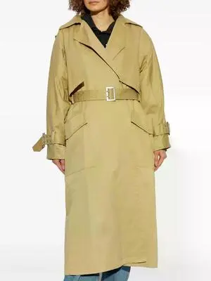 GESTUZ Belted Trench Coat