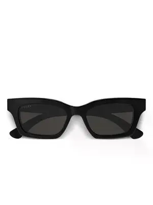Gucci Rectangle-frame Sunglasses - Black