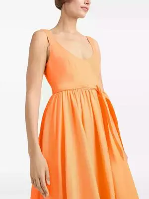 Cinq À Sept Kilah Draped Midi Dress
