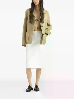 Prada Leather Jacket - Green