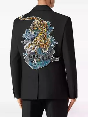 Philipp Plein Beaded Peak-lapel Blazer