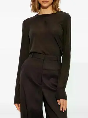 Stella McCartney Fine-knit Wool Jumper - Brown