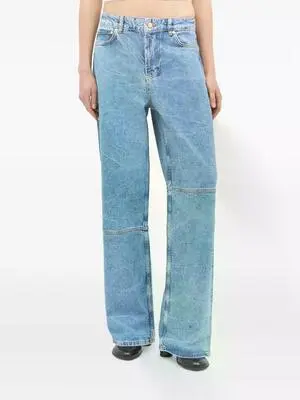 Ganni Paneled Jeans For Women