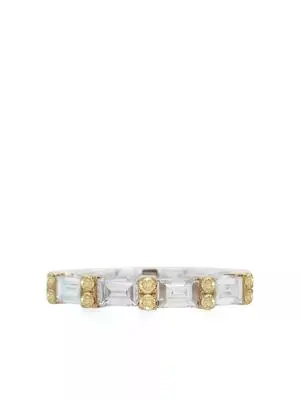 HYT JEWELRY 18kt White Gold Diamond Ring - Silver