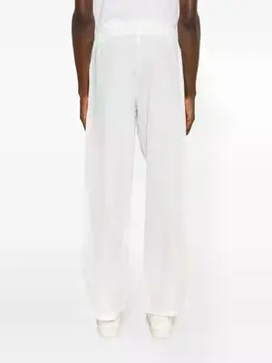 AMIR SLAMA Elasticated-waistband Straight-leg Trousers
