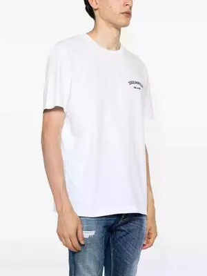 Dsquared2 Logo-embroidered Cotton T-shirt