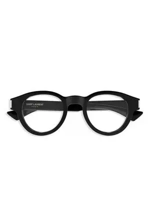 Saint Laurent Round-frame Glasses - Black