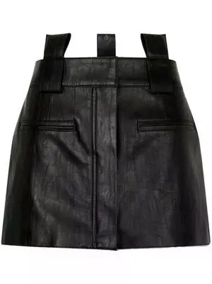 STUDIO TOMBOY Leather Layered Skirt