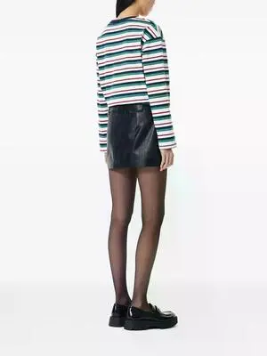 STUDIO TOMBOY Leather Layered Skirt