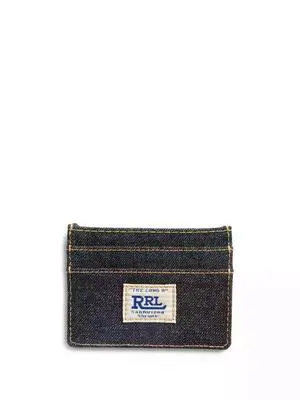 Ralph Lauren Logo-appliqué Denim Cardholder