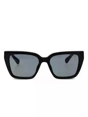 SWAROVSKI Crystal-embellished Cat-eye Sunglasses - Black