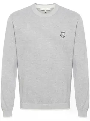 Maison Kitsuné Fox-motif Knitted Jumper
