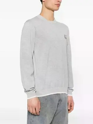 Maison Kitsuné Fox-motif Knitted Jumper