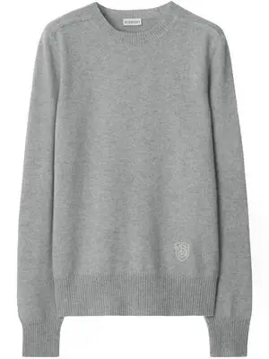 Burberry Intarsia-knit Logo Cashmere Jumper