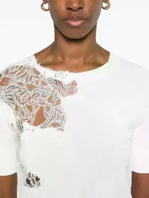 Ermanno Scervino Crystal-embellished T-shirt