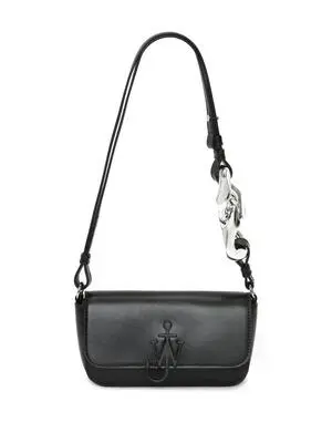 JW Anderson Logo-plaque Detail Shoulder Bag - Black
