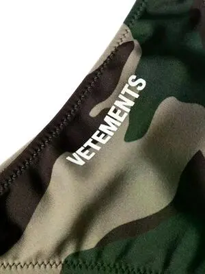 Vetements Camouflage-print Bikini Bottoms