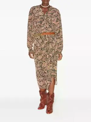 MARANT ETOILE Zaine Midi Skirt
