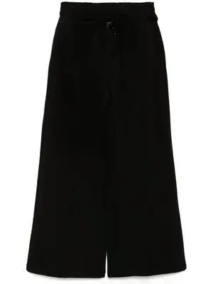 TOUT A COUP Belted Wide-leg Sweatpants