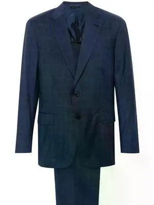 Brioni Checked Single-breasted Suit