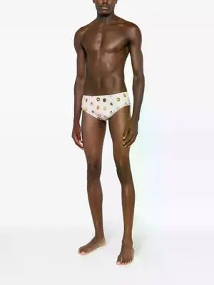 AMIR SLAMA Graphic-print Swim Shorts
