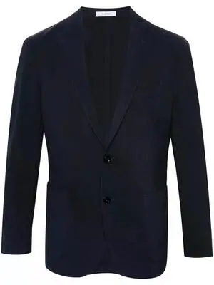 Boglioli Single-breasted Virgin Wool Blazer