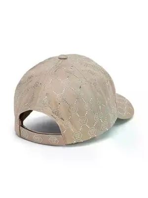 Philipp Plein Crystal Embellished Baseball Cap