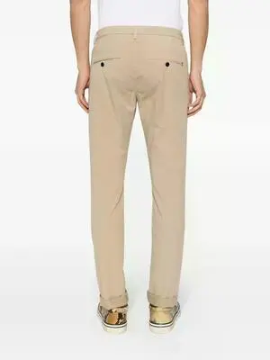 DONDUP Slim-fit Chino Trousers - Neutrals