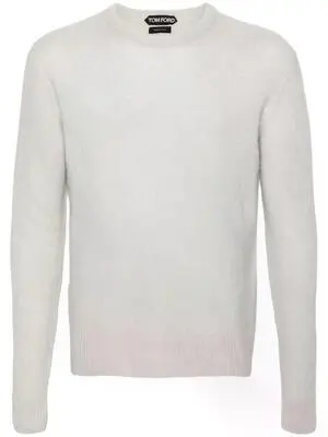 TOM FORD Ribbed-trim Cashmere-silk Sweater