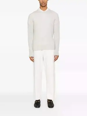 TOM FORD Ribbed-trim Cashmere-silk Sweater