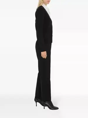 Burberry Mirrored Horse Intarsia-knit Cardigan
