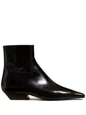 Khaite The Marfa Ankle Leather Boots