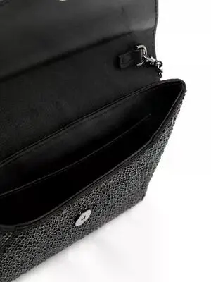 Versace La Medusa Crystal Envelope Clutch - Black