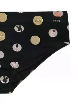 AMIR SLAMA Graphic-print Swim Trunks