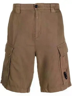 C.P. COMPANY Knee-length Cargo Shorts - Brown