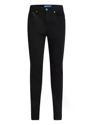 Karl Lagerfeld Logo-patch Skinny Jeans - Black