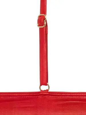 MAISON CLOSE Splash Triangle Bikini Top - Red