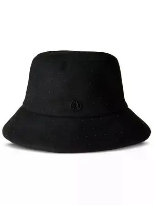 MAISON MICHEL Fredo Bucket Hat - Black