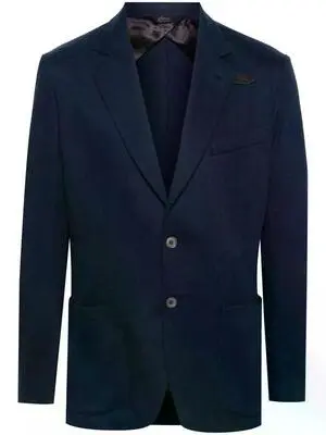 Brioni Silk-blend Knitted Blazer