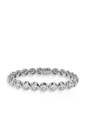 PRAGNELL 18kt White Gold Diamond Bracelet - Silver