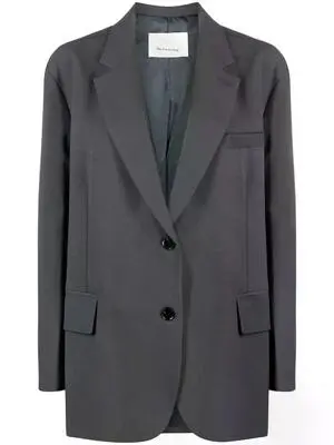 THE FRANKIE SHOP Bea Single-breasted Blazer - Grey