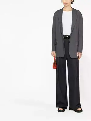 THE FRANKIE SHOP Bea Single-breasted Blazer - Grey