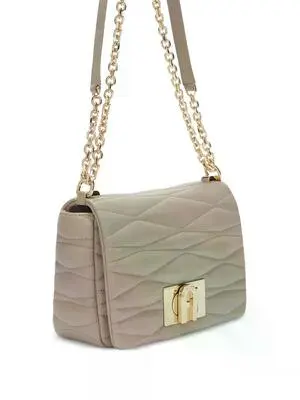 Furla Quilted Crossbody Bag - Neutrals